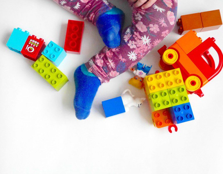 Lego Duplo food matching truck - A Baby on Board blog