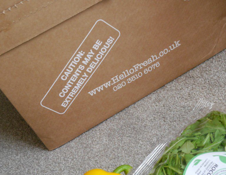 HelloFresh review - family food box delivery serivce