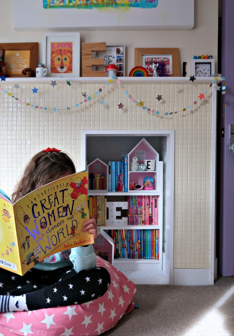 Our Fireplace Bookcase: DIY Kids Bookshelf Makeover with Great Little ...