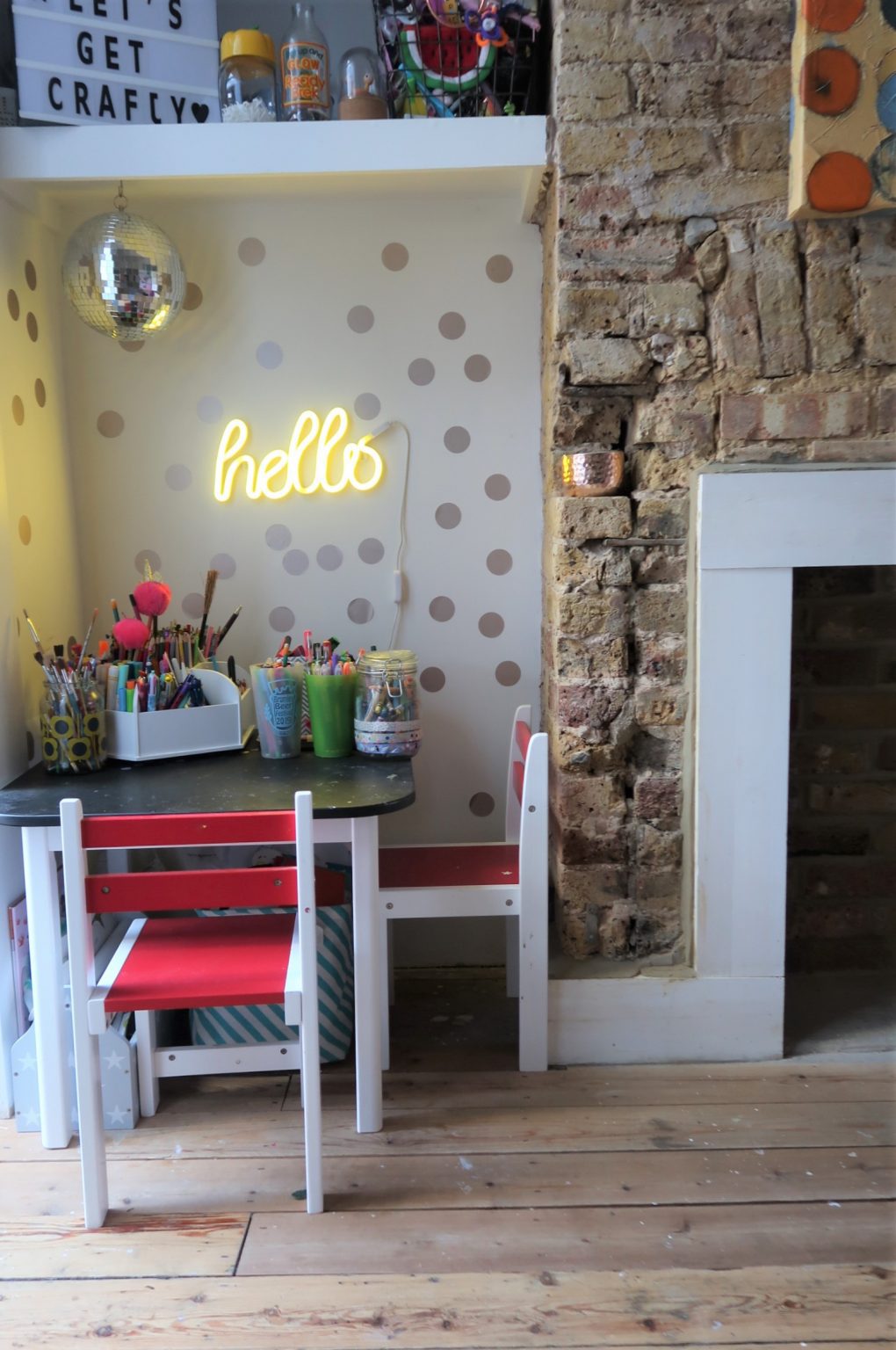 How To Make An Art And Crafts Station For Kids - A Baby on Board blog